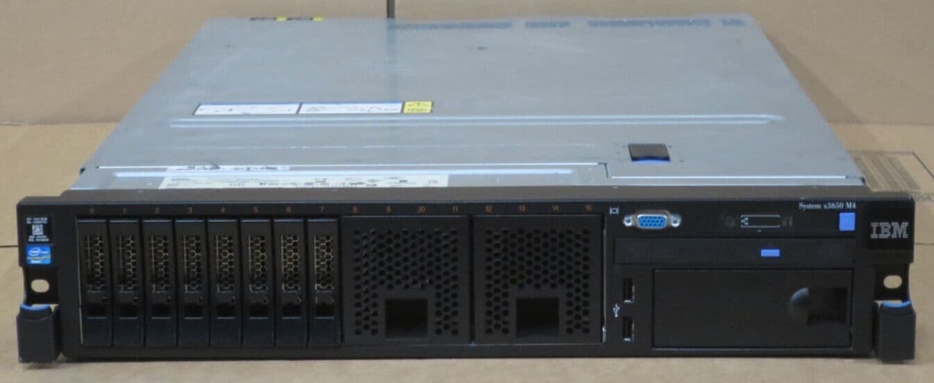IBM System x3650 M4 7915-B2G 2x E5-2609 32GB 8-Bay 2 5" 2U Server 2x ...