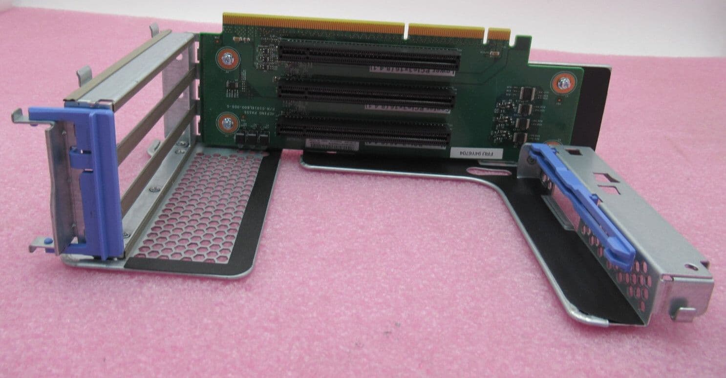 IBM System X3650 M4 Half Length I/O Book PCIe Riser Card Assembly 94Y6704