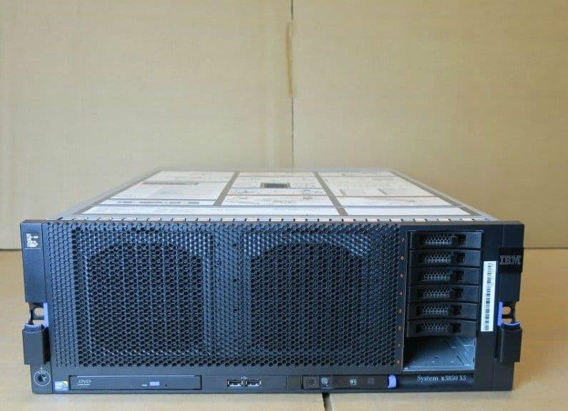 IBM System x3850 X5 - 4 x Xeon Eight Core X7560 2 26GHz 64GB 2 x PSU Server