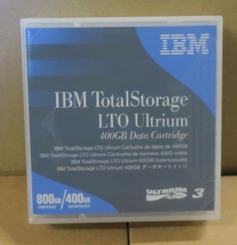 IBM TotalStorage LTO3 LTO Ultrium 3 Data Cartridge 400GB Native/800GB ...
