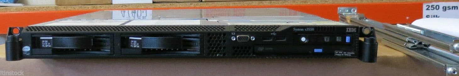 IBM x3550 1U Server QUAD-Core XEON E5420 2 5Ghz 16Gb Ram 146Gb 15k SAS ...