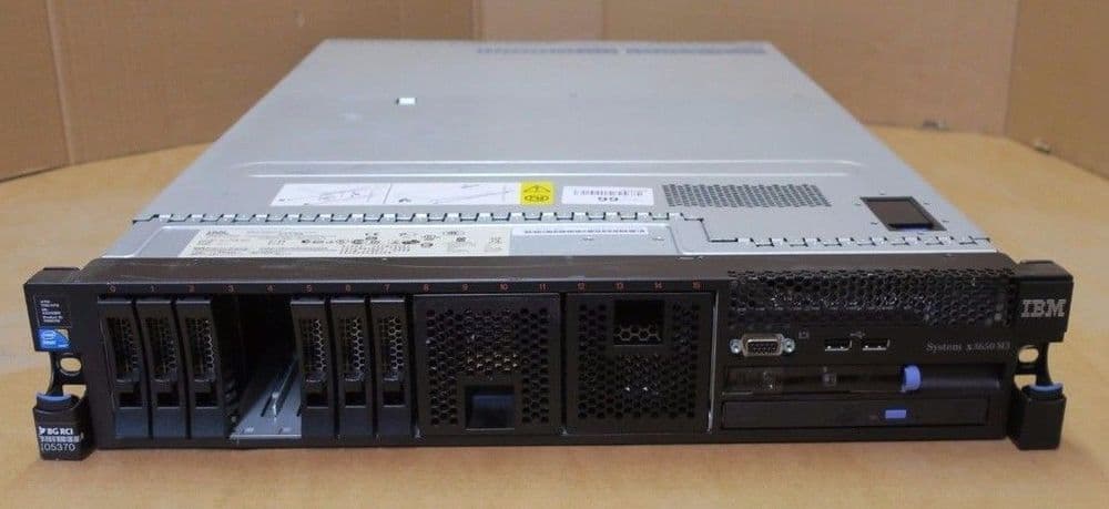 IBM X3650 M3 7945KFG 2x Xeon SIX Core E5645 2 40GHz 12GB Ram 2U Rack Server