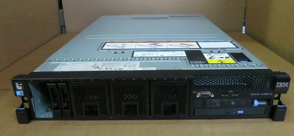 IBM X3690 X5 2U Server 2x 10-Core E7-2860 2 26GHz 256GB Ram 4x 2 5" Bay ...