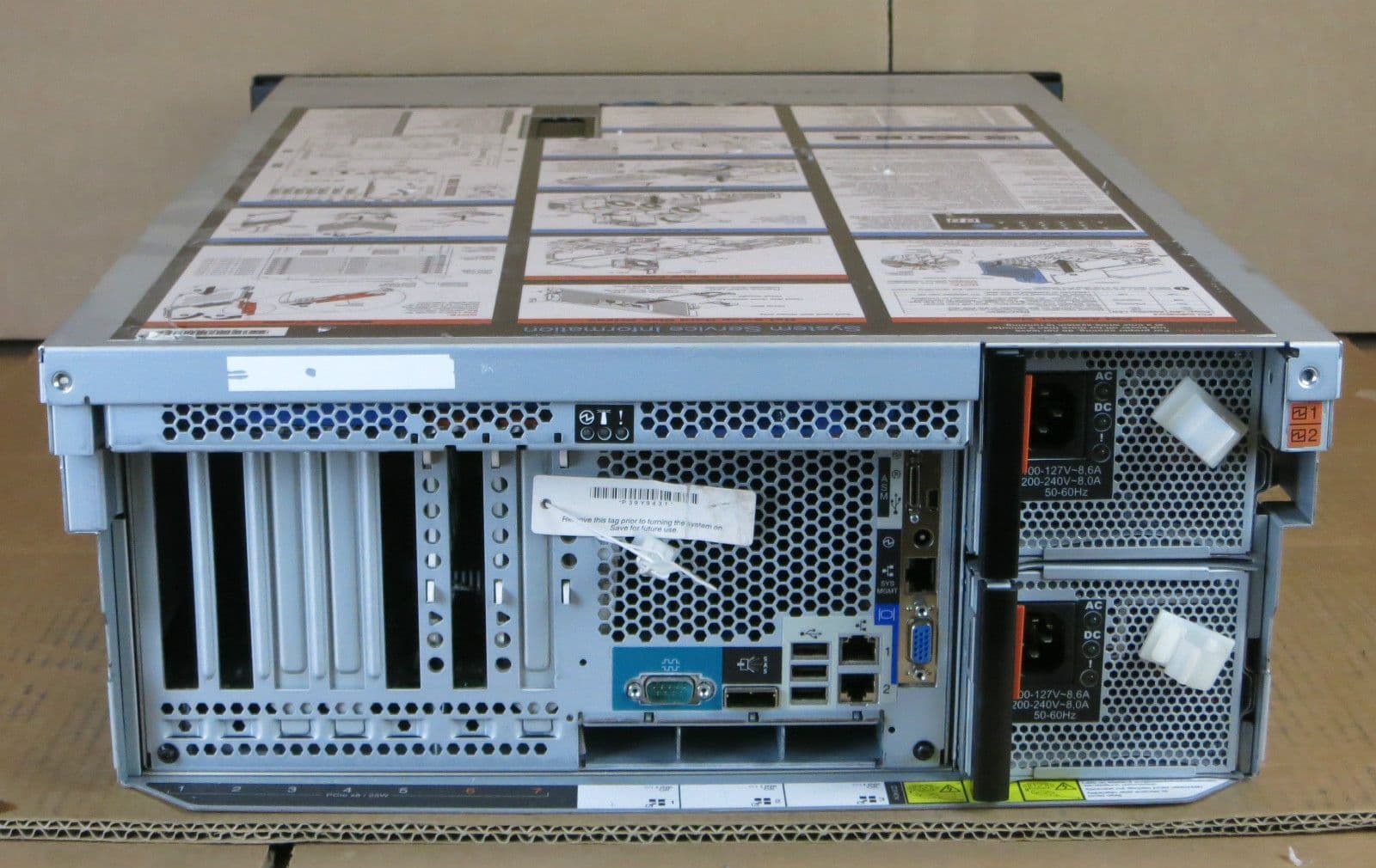 IBM X3850 M2 4x SIX-CORE XEON E7450 2 4GHz 64GB 2x 72GB 2x 73GB RAID ...