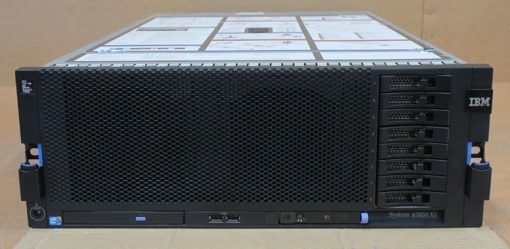 IBM X3850 X5 2x 8-Core X7560 2 26GHz 416GB Ram 8x 2 5" Bays 7145-Z6B ...