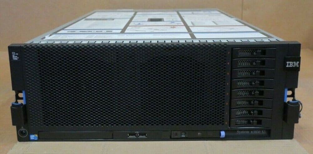IBM X3850 X5 4x 6-Core E7-4807 1 86GHz 128GB Ram 8x2 5" Bay 7143-B1G ...