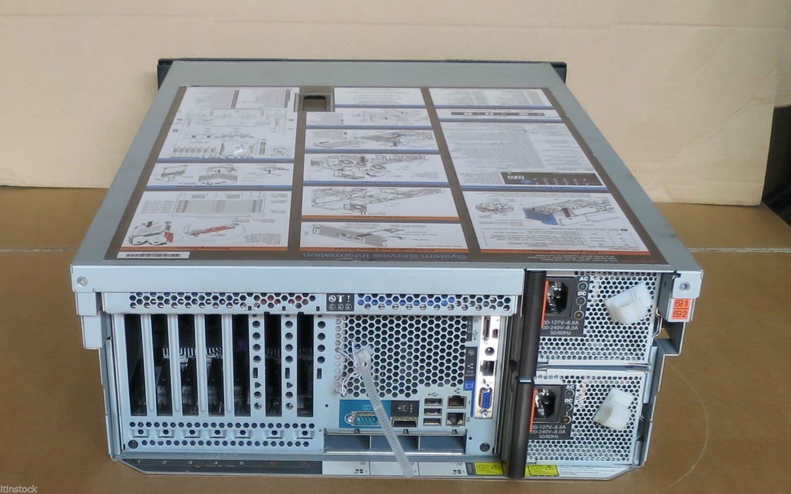 IBM X3950 M2 4 x SIX-CORE XEON E7450 2 4GHz 128GB RAM 4 x 72Gb Rack ...