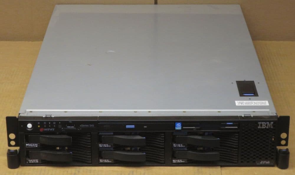 IBM xSeries 345 8670-JTX 2x 1-Core Xeon 3 2GHz 4GB Ram 1346 8GB SCSI ...