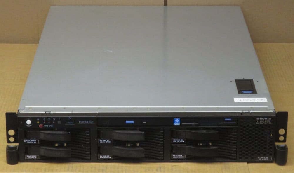 IBM xSeries 345 8670-JTX 2x 1-Core Xeon 3 2GHz 4GB Ram 6x 73 4GB SCSI ...