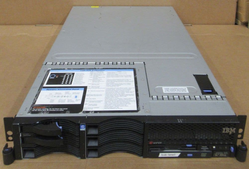 IBM xSeries 346 8840-11Y Xeon 3GHz 36 4GB HDD 4GB 2U Raid Server