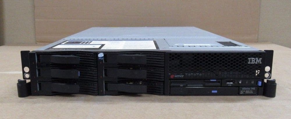 IBM xSeries 346 MT-M 8840-15Y Intel Xeon 3 00GHz 1GB RAM 6 x 300GB HDD ...