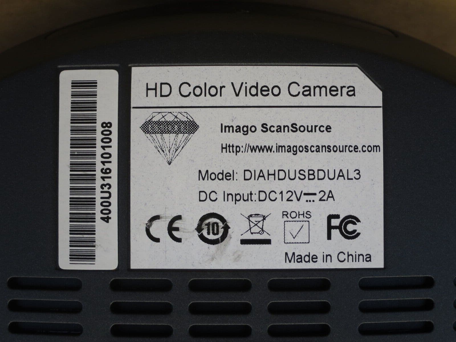 Imago ScanSource HD Color Video Conferencing Camera - DIAHDUSBDUAL3