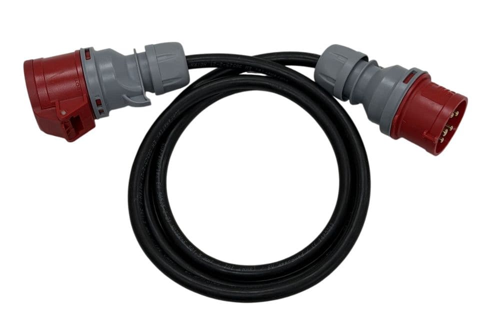 Integra I8502 3 Phase 16 Amp 415V 5 Pin Extension Power Cable IEC 60309 2M