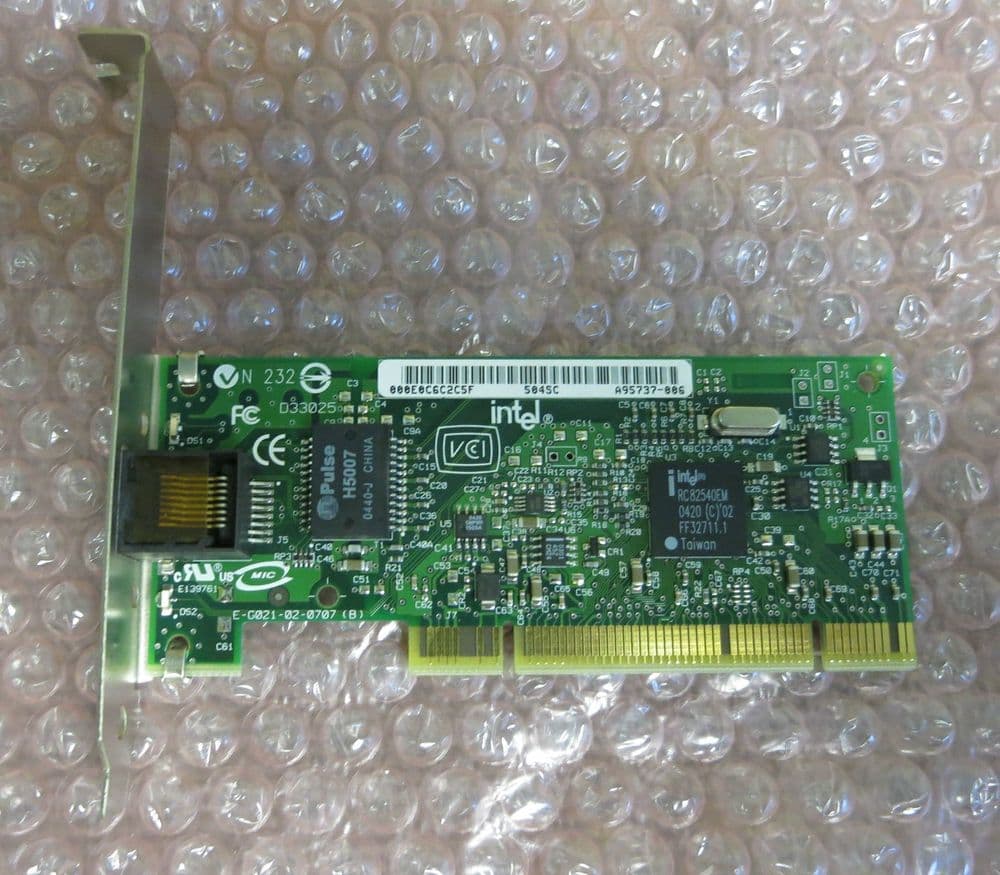 INTEL A95737-006 PRO/1000 MT PCI ETHERNET ADAPTER CARD