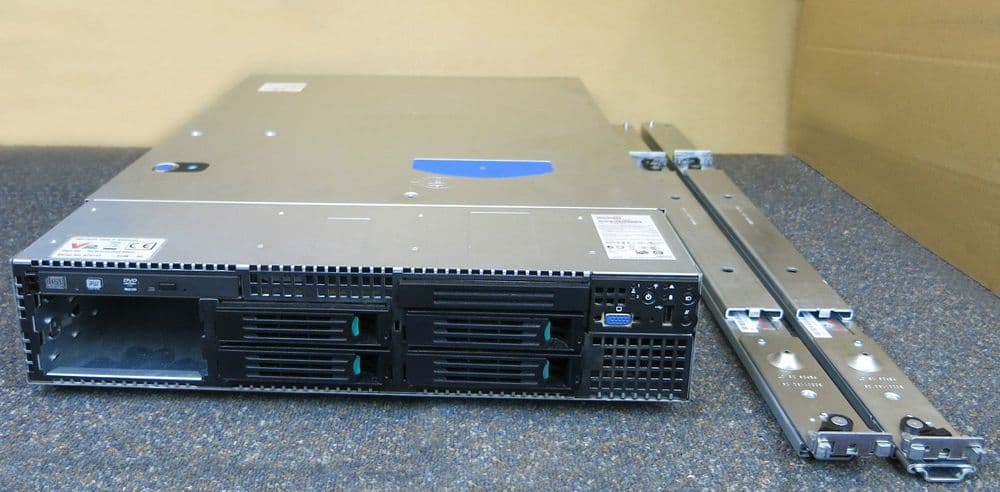 Intel D43689-012 SR2500 Rackmount Server 2x 2GHz QUAD-CORE 18GB RAM 2TB ...