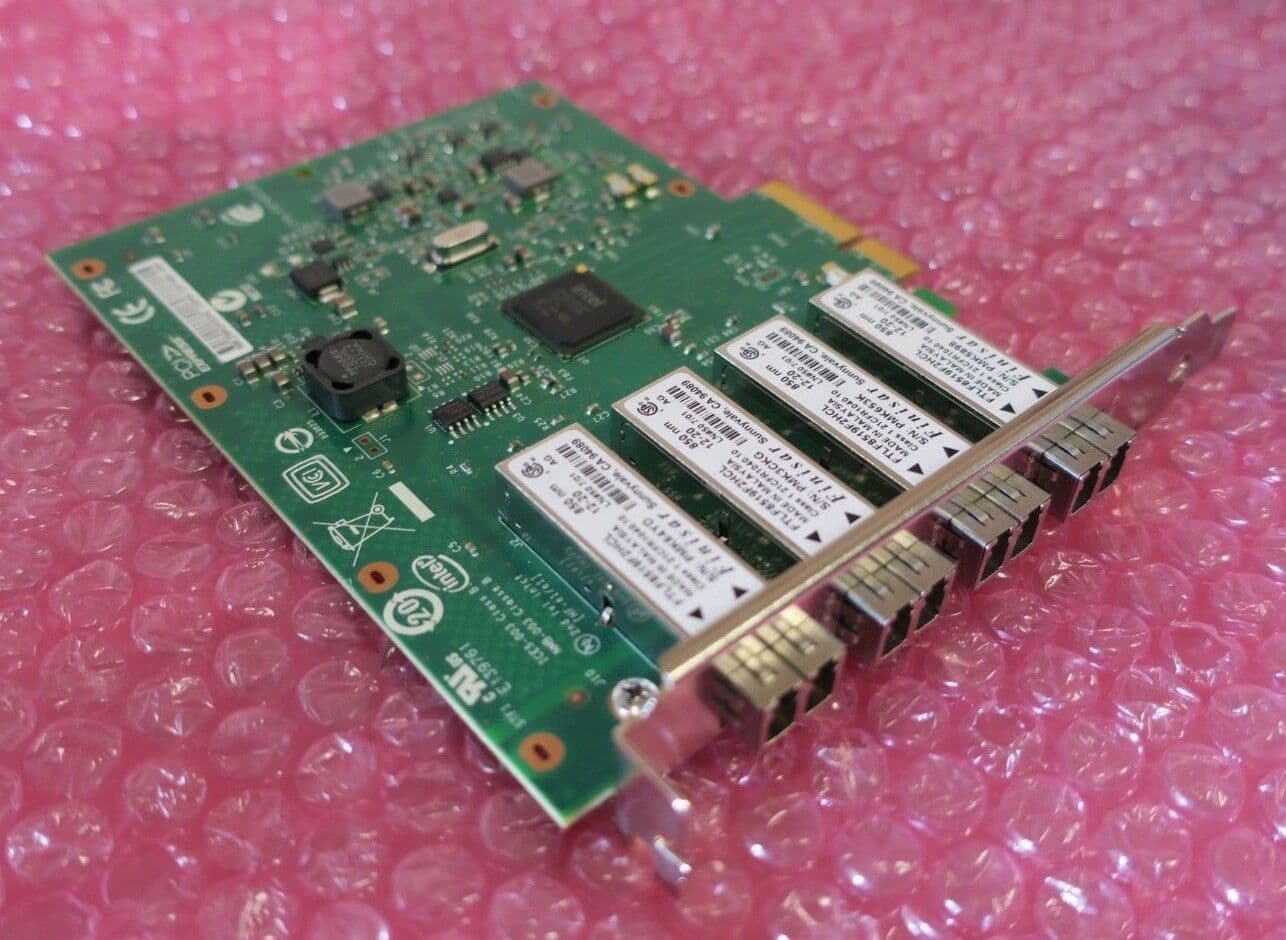 Intel Ethernet Server Adapter I340-F4 PCIE 1000Base-SX E1G44HFBLK Quad ...