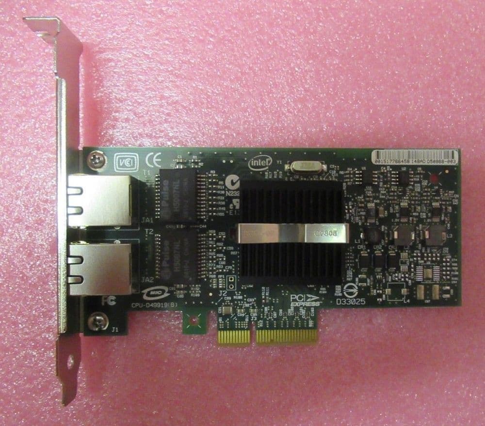 Intel EXPI9402PTBLK Pro/1000 PT Dual Port LP Gigabit PCI-E Network ...