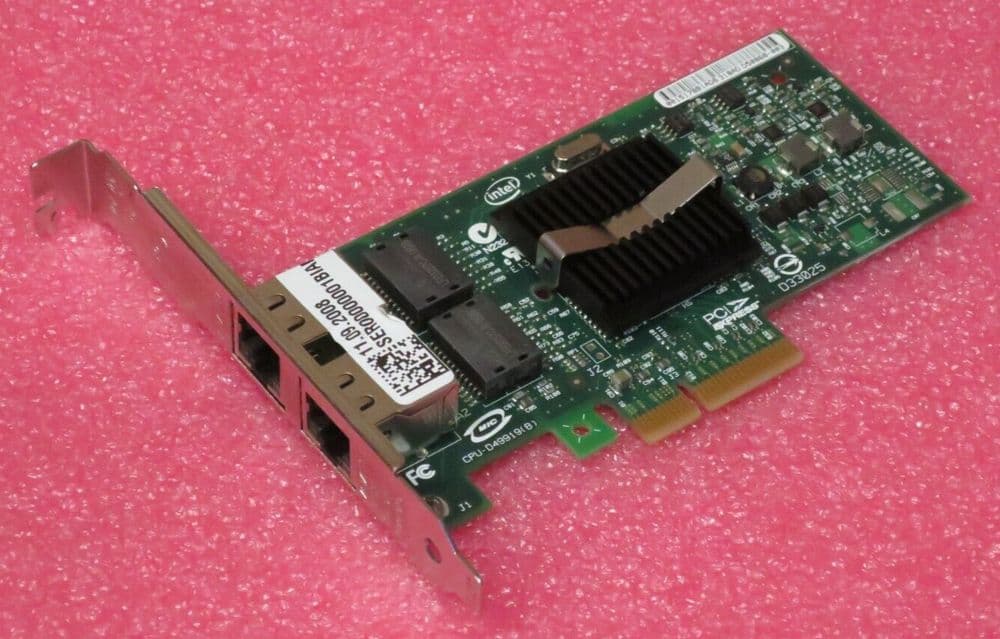 Intel EXPI9402PTBLK PRO/1000 PT Dual Port RJ45 Network Interface Card ...