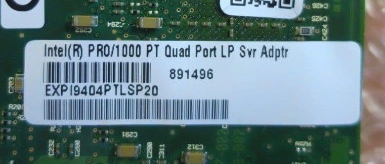 Intel EXPI9404PTLSP20 Pro/1000 PT Quad Port LP Gigabit PCI-E Network ...