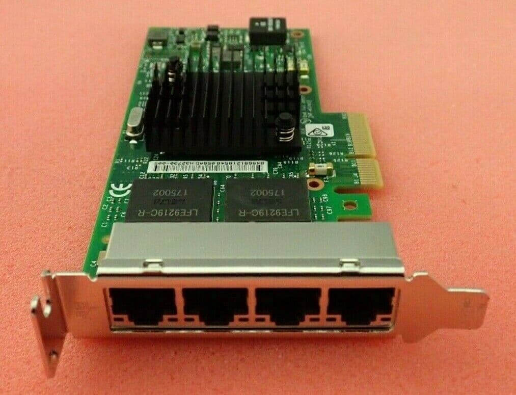 Intel Fujitsu Quad Port I350-T4 Gigabit Adapter S26361-F4610-L204 with HH and FH