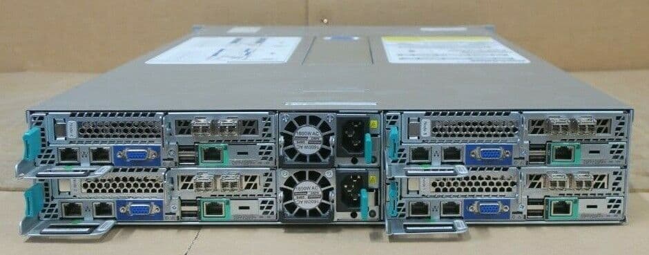 Intel H2312XXKR2 chassis with 2 x Power Supplies disk backplane 12 x ...
