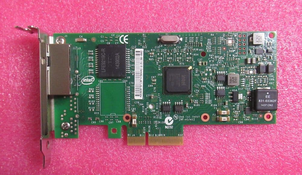 Intel I350-T2 Dual Port Gigabit Ethernet RJ-45 Server Network Adapter ...