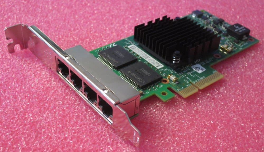Intel I350-T4 4-Port PCI-E x4 2 0 1GbE Server Network Adapter Card ...