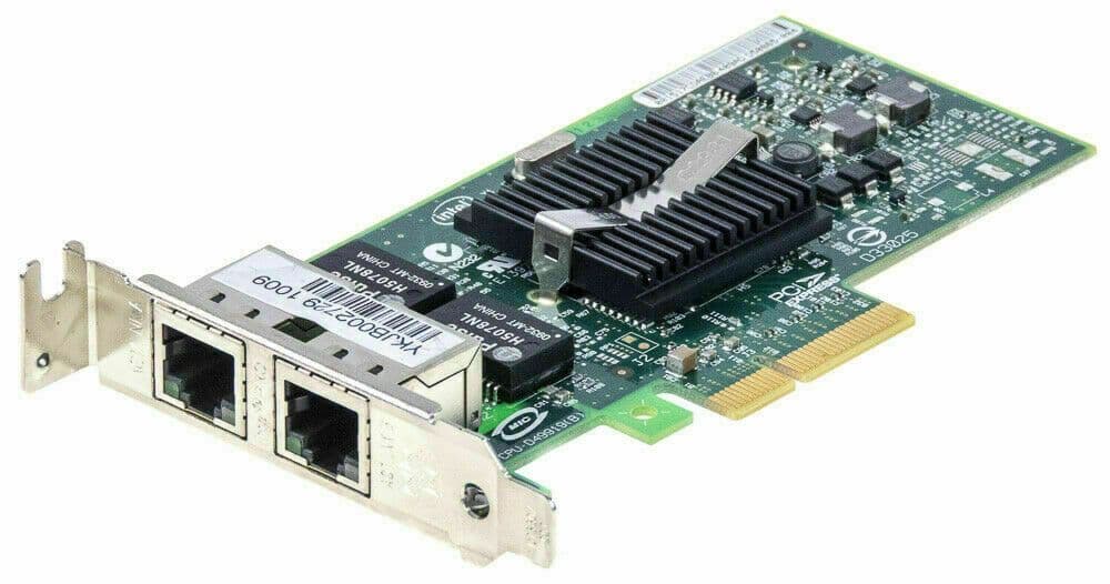 Intel Pro/1000 2-Port Network 1GB Adapter Card PCI-e 1 0 x4 ...