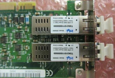 Intel PRO/1000 MF C41300-003 Dual Port Gigabit FC Fibre Channel Server ...