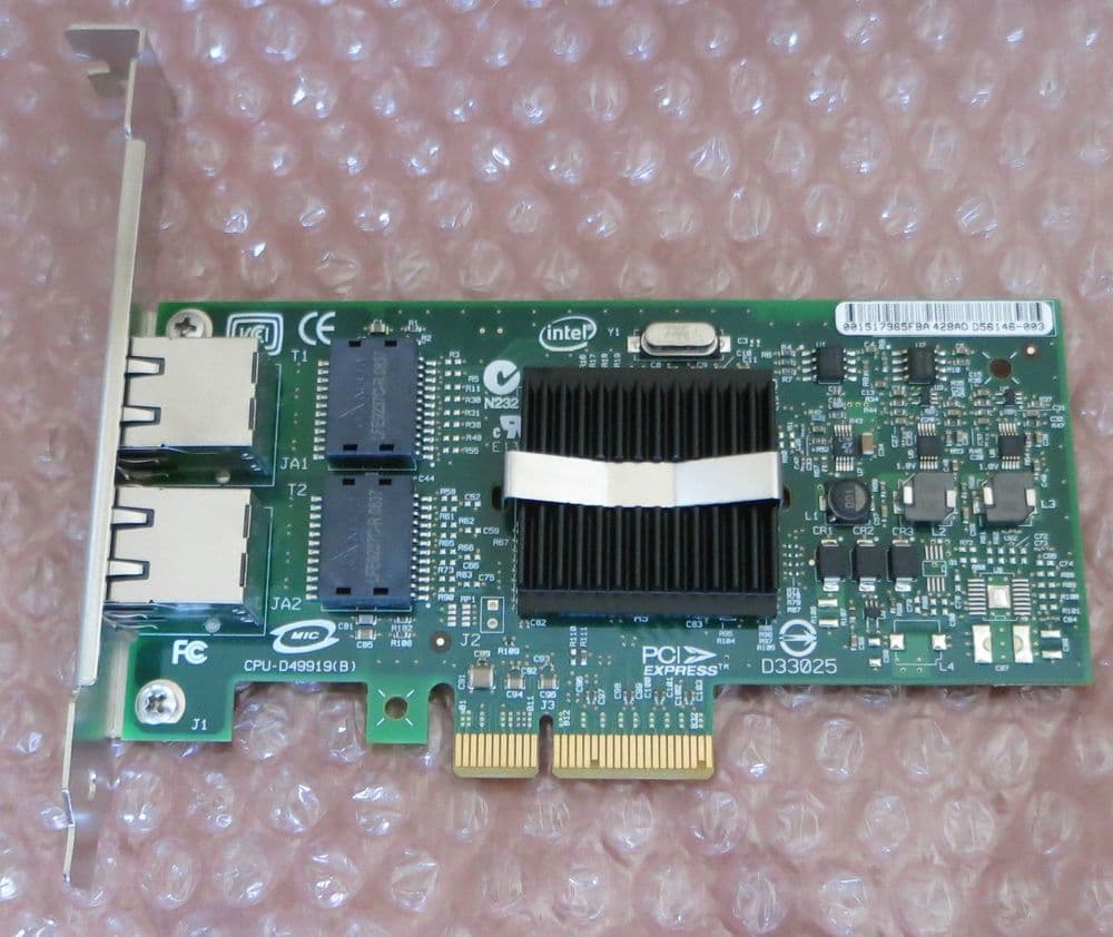 Intel Pro/1000 PT Dual Port Server Adapter 39Y6127 39Y6128 DS6146-003