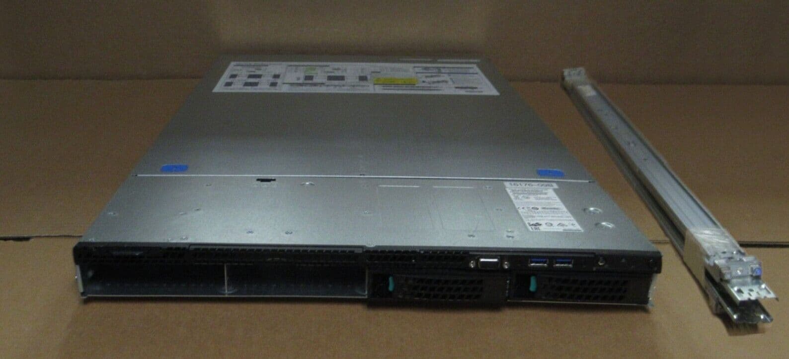 Intel R1000 2x Intel Xeon E5-2667v2 3 3GHz 32GB RAM 1U RAID Rackmount ...