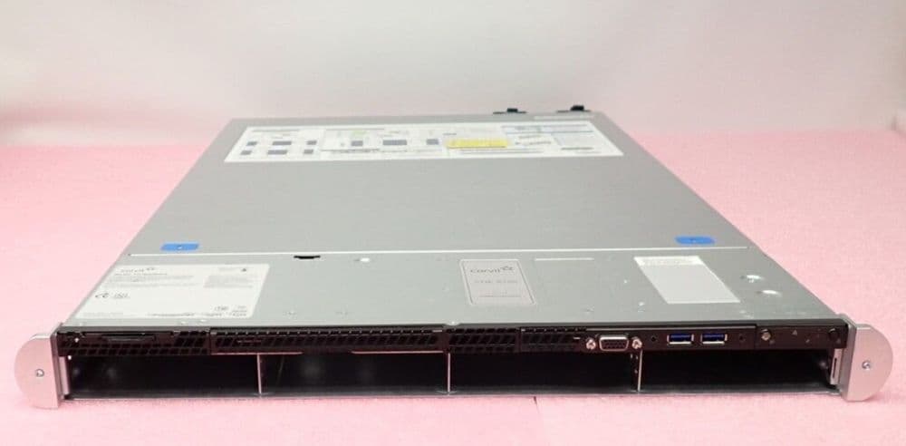 Intel R1304WTTGSR 1U Rack Server 8C E5-2620v4 32GB RAM 4x 3 5" Bay 2x ...