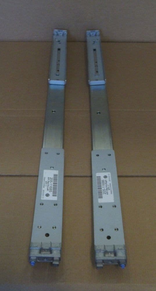 Intel SR2600 1U Left Right Sliding Rack Mount Rails 205-11685 / 205-11686