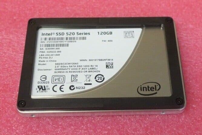 Intel SSD 520 Series 120GB SATA 6Gb/s 2 5" SSD Solid State Drive ...
