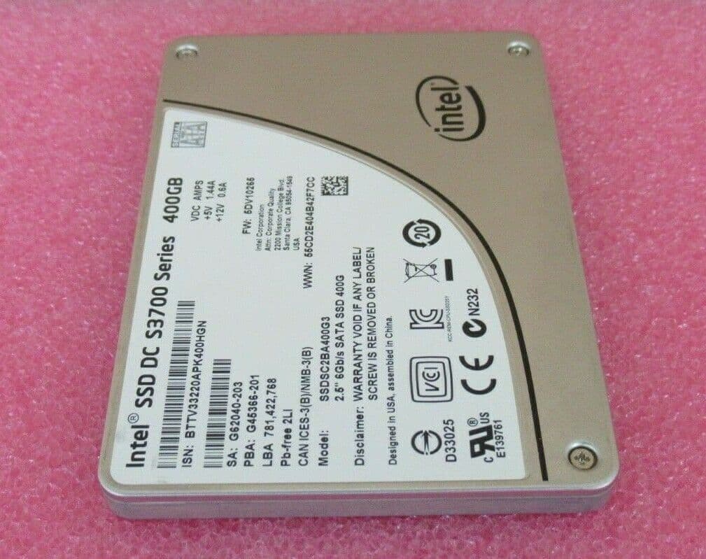 Intel SSD DC S3700 Series 400GB SATA 6Gb/s 2 5" MLC SSD SSDSC2BA400G3