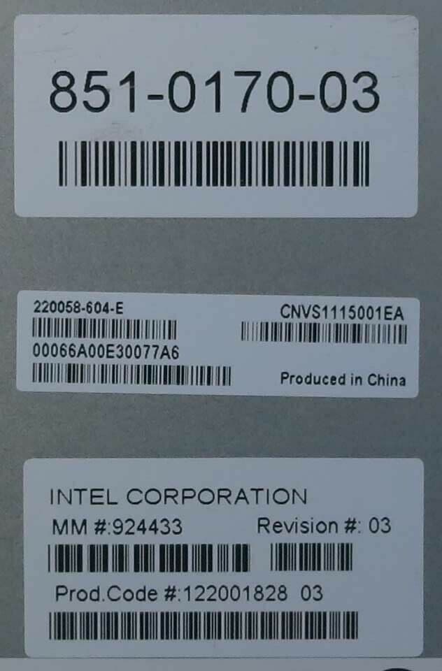 Intel True Scale Fabric Edge 12200-18 40G 1U 18-Port Switch Network ...