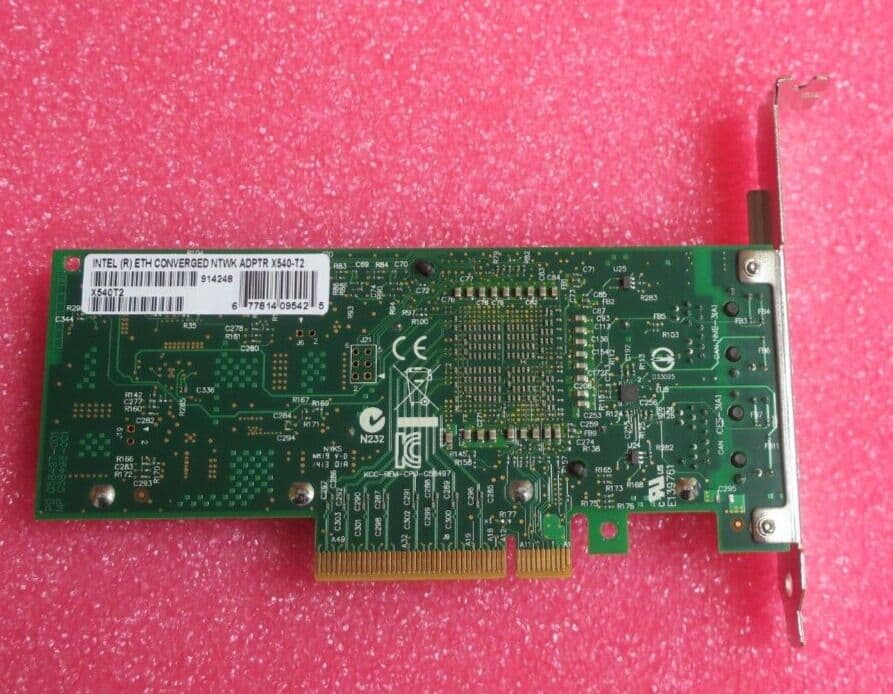 Intel X540-T2 Dual Port 10GbE Base-T RJ-45 Converged Network Adapter X540T2