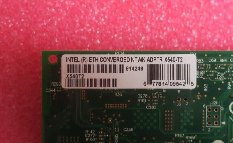 Intel X540-T2 Dual Port 10GbE Base-T RJ-45 Converged Network Adapter X540T2 - 204648807806