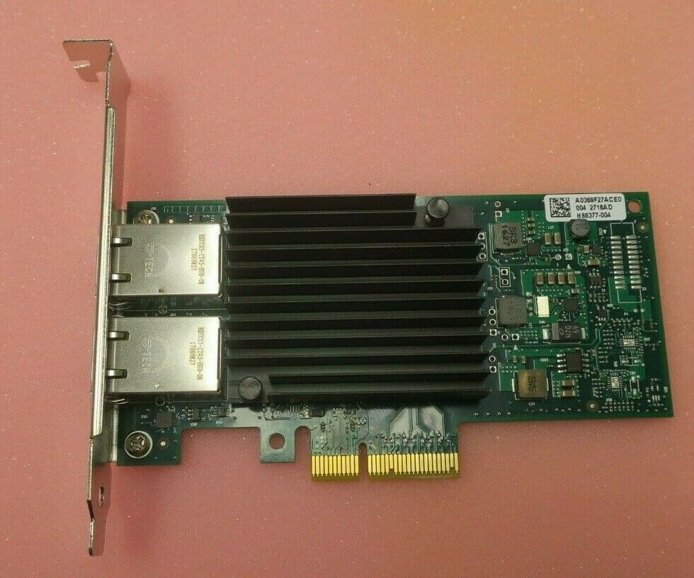 Intel X550-T2 Dual Port 10GbE RJ45 PCIe 3 0 x4 CNA Converged Network Adapter FH