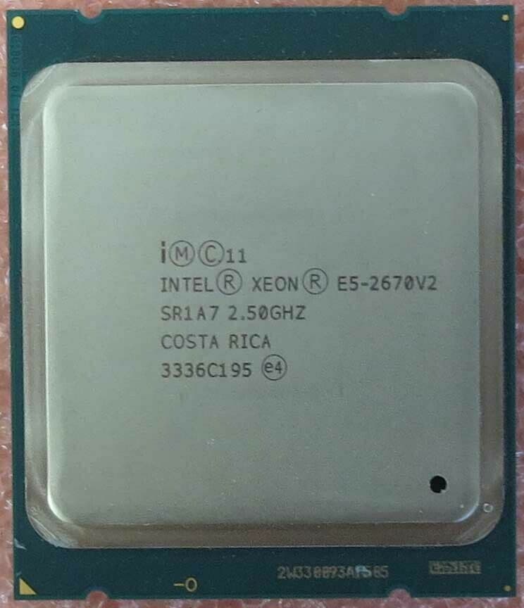 Intel Xeon 10-Core E5-2670v2 2 50GHz 25MB 8GT/s LGA2011 SR1A7 Processor CPU