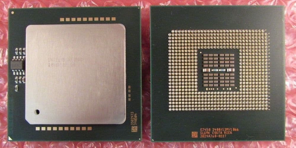 Intel Xeon 2 4GHz Six Core 12M Cache PGA604 Processor CPU E7450 SLG9K