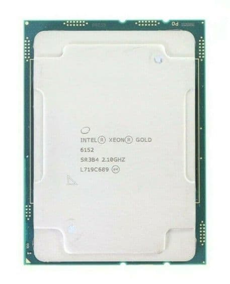 Intel Xeon 22C Gold 6152 2 1GHz LGA3647 30 25MB Cache Server CPU ...