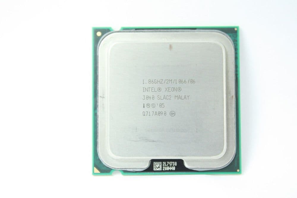Intel Xeon 3040 SLAC2 - Dual Core 1 86GHz 2M Cache LGA775 Processor CPU