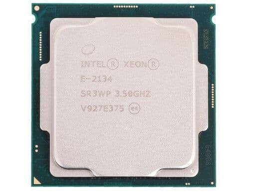 Intel Xeon 4-Core Processor E-2134 8MB Cache 3 50GHz 8 00GT/s SR3WP CPU