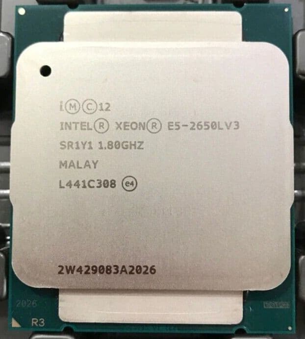 Intel Xeon E5-2650Lv3 12-Core 1 80GHz 30MB Cache SR1Y1 LGA2011-3 CPU ...