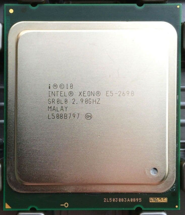Intel Xeon E5-2690 2 9GHz 8-Core 20M SR0L0 LGA 2011 C2 CPU Processor