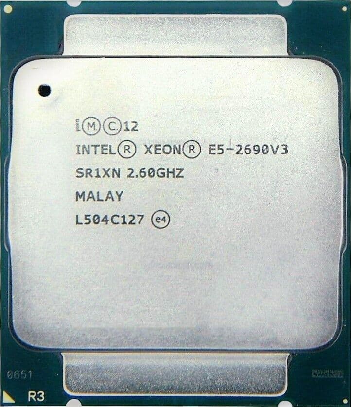 Intel Xeon E5-2690v3 12-Core 2 60GHz 30MB Cache SR1XN Server CPU Processor