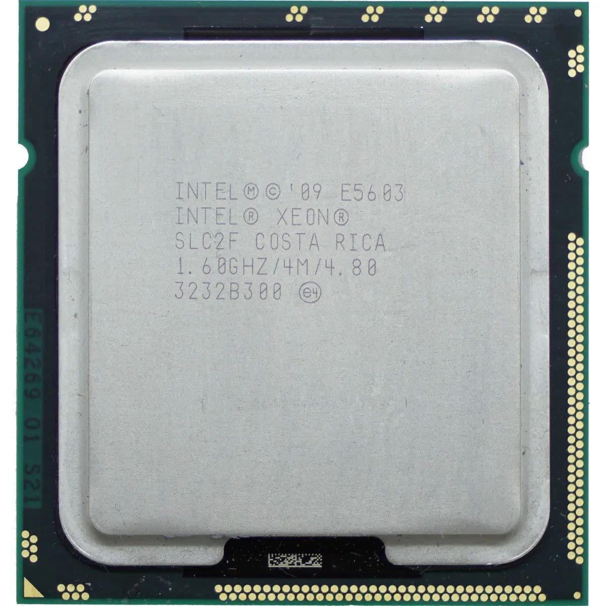 Intel Xeon E5603 1 60GHz Quad Core 4MB LGA1366 Server CPU Processor SLC2F