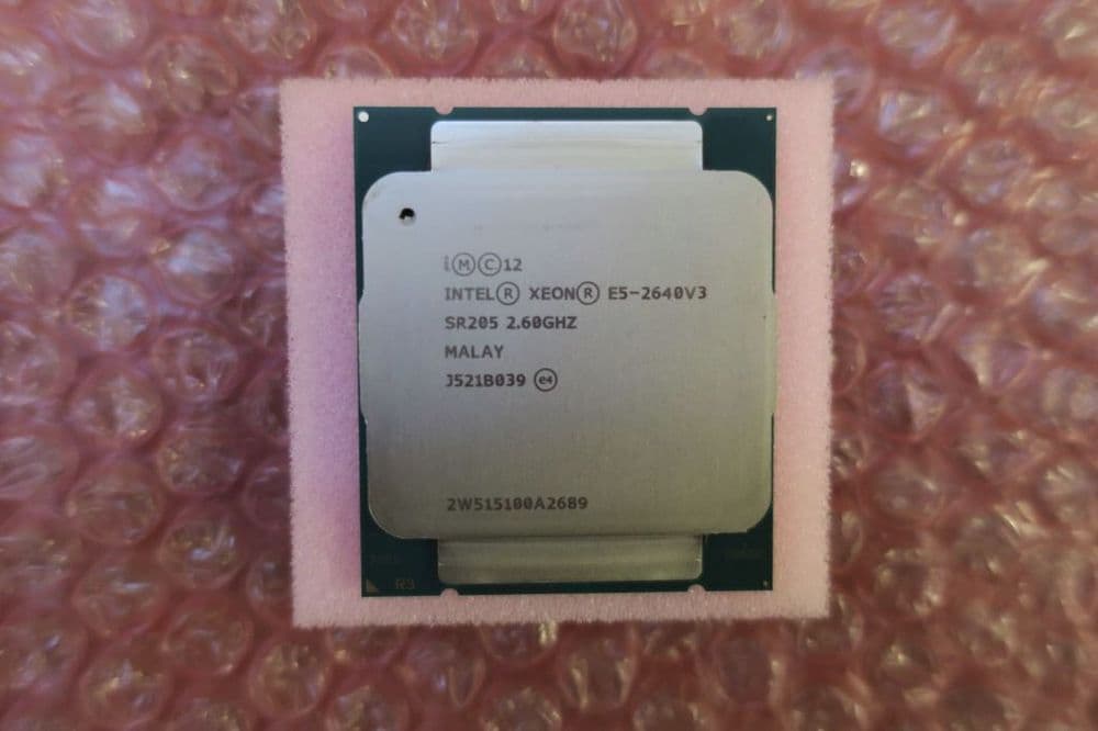 Intel Xeon Eight Core E5-2640v3 2 60GHz SR205 20MB Cache LGA2011-3 ...