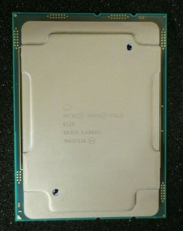 Intel Xeon Gold 6128 Six-Core 3 40GHZ SR3J4 LGA3647 19 25MB Server CPU ...
